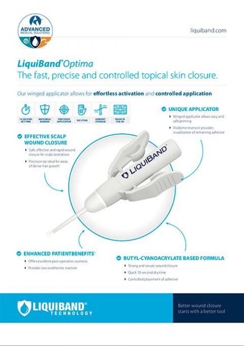 LiquiBand® Optima - Topical Skin Adhesive - Wound Closure